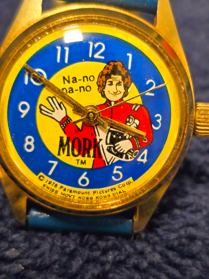 Vintage 100% All ORIGINAL MORK (Robin Williams) character watch Serviced & Runs | eBay