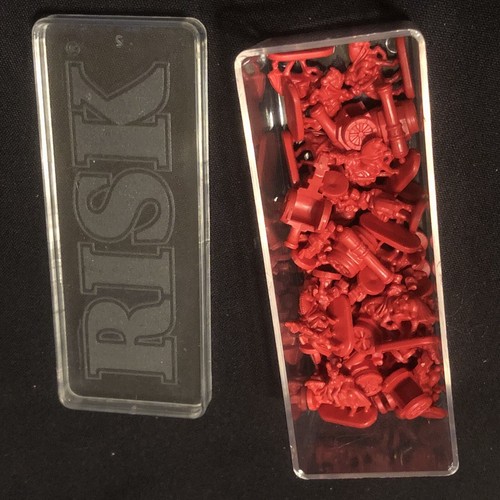 Risk 1998 Red Army lot of 58 Infantry Cavalry Artillery Game ...