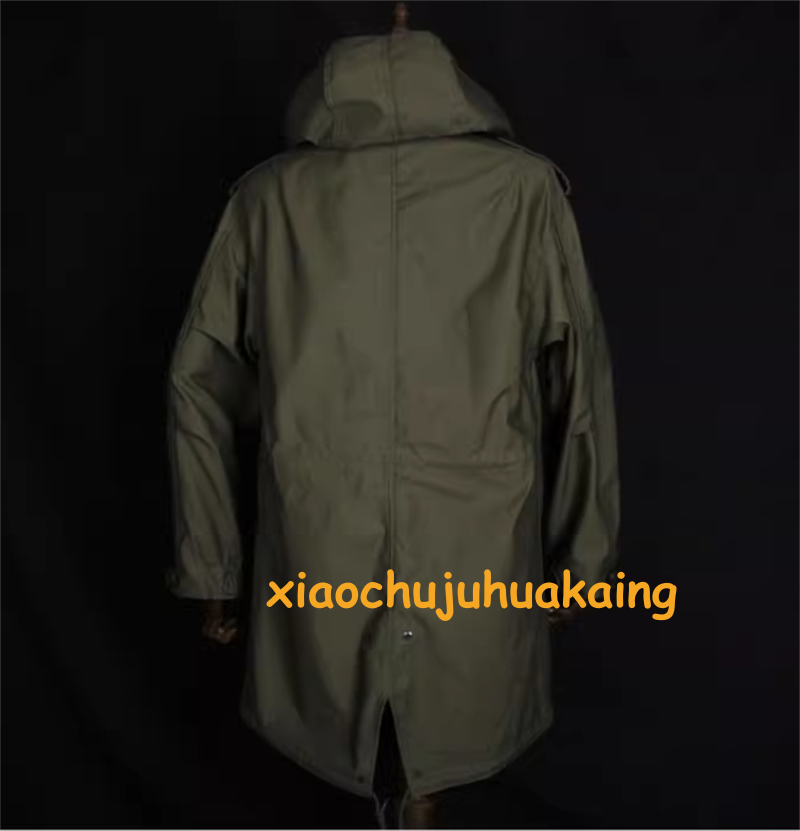 WW2 U.S. Army M1951 Fishtail M51 Parka Replica Military Mens Trench ...
