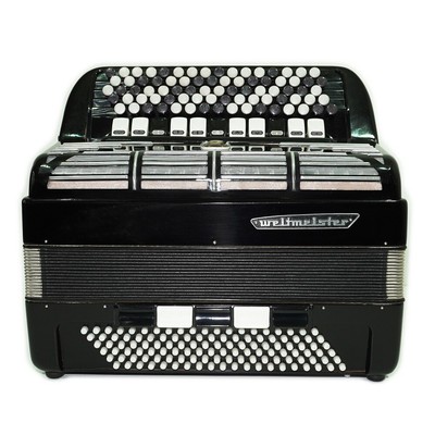 Weltmeister 5 Row Button Accordion 120 Bass, B Griff, German Concert ...