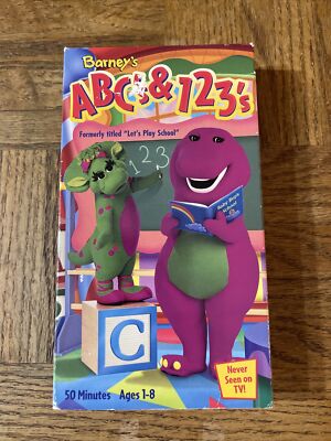 Barney Abc And 123 VHS | eBay