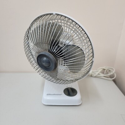 Vintage Windmere Table Fan 2 Speed Oscillating White NR-70SC Read ...