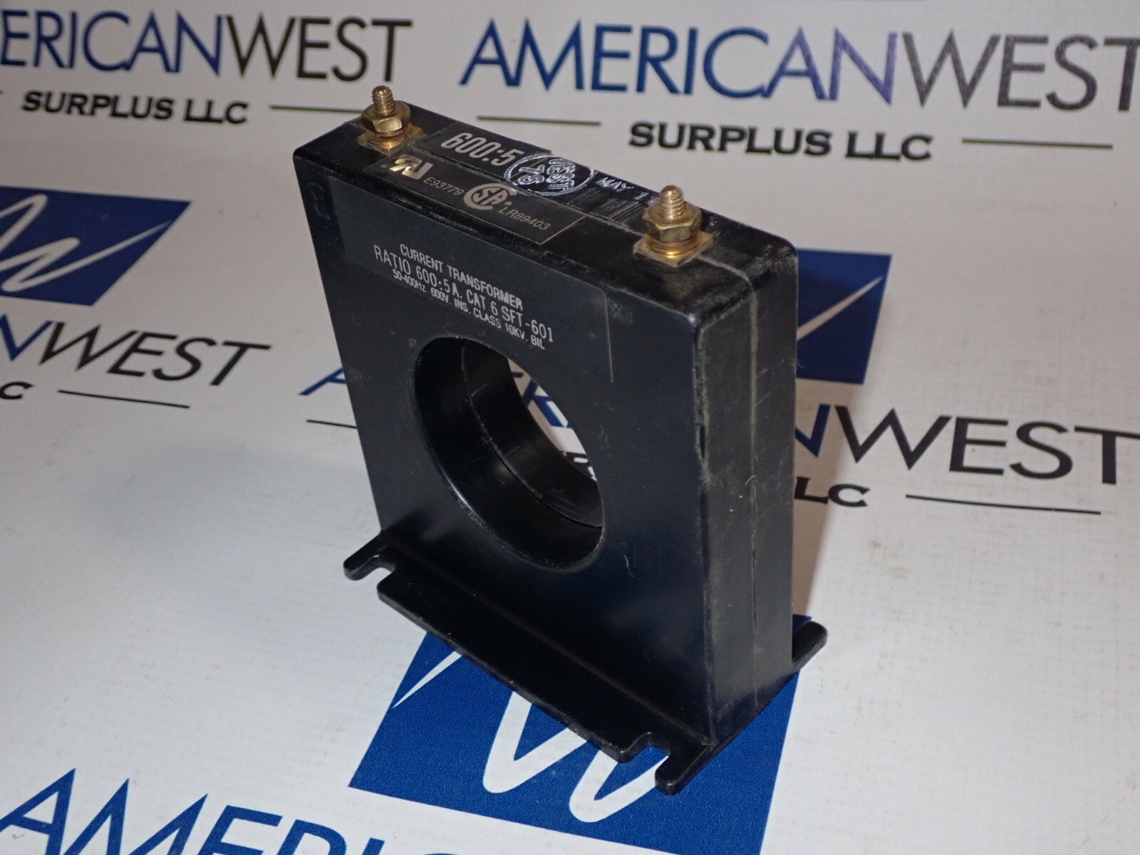 NEW Current Transformer Ratio 600:5A Cat 6 SFT-601 600V Process ...