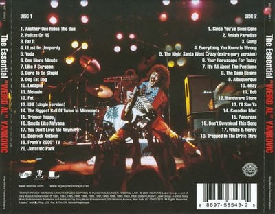 WEIRD AL YANKOVIC - THE ESSENTIAL WEIRD AL YANKOVIC NEW CD 886975854325 ...