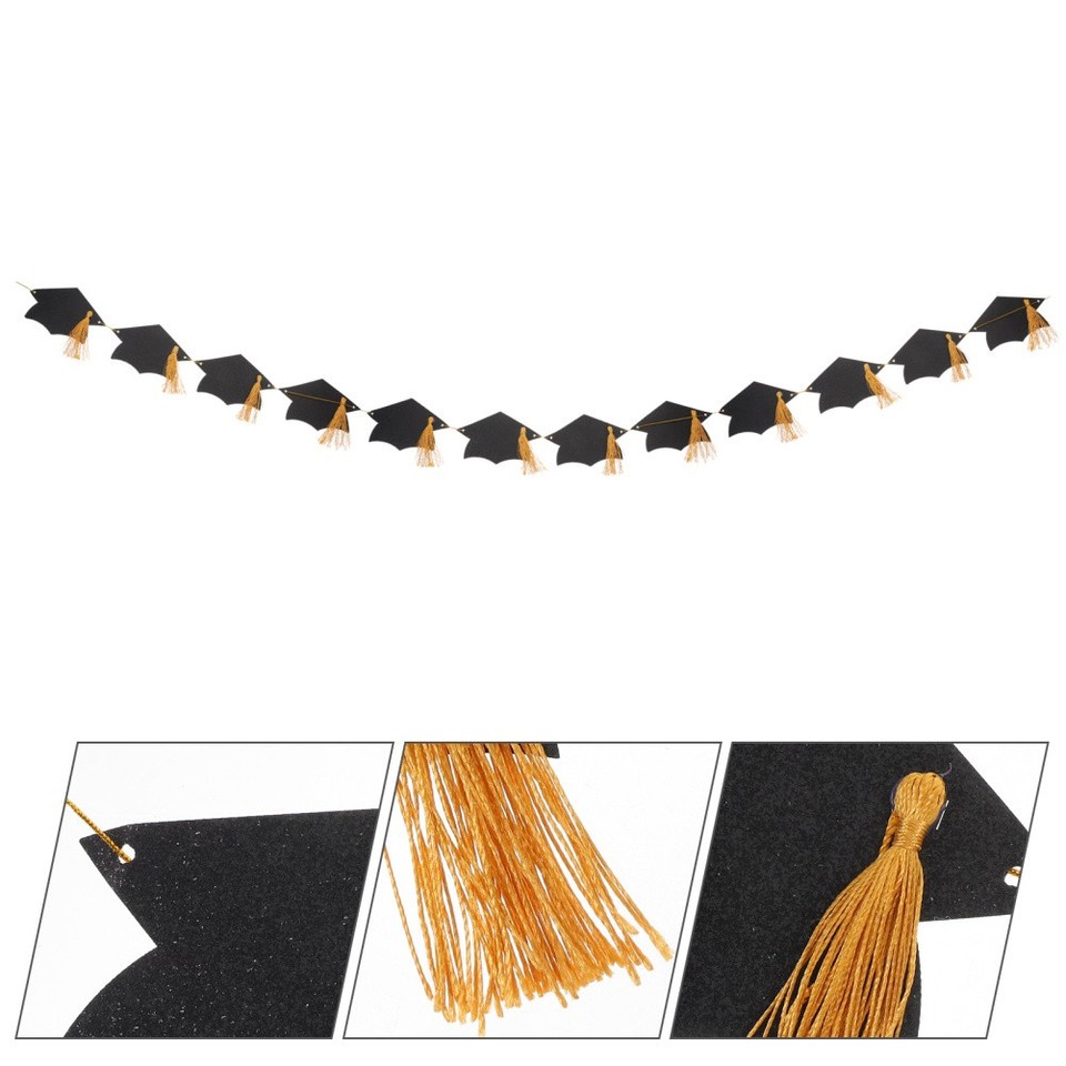 Graduation Banner Congratulations Hanging Decorations Party Favors ...