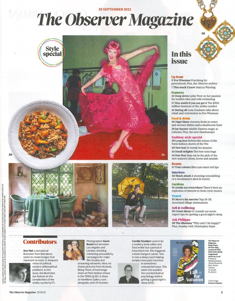 UK Observer Magazine: Lydia West, Lena Dunham, Marcus Wareing, Fashion ...