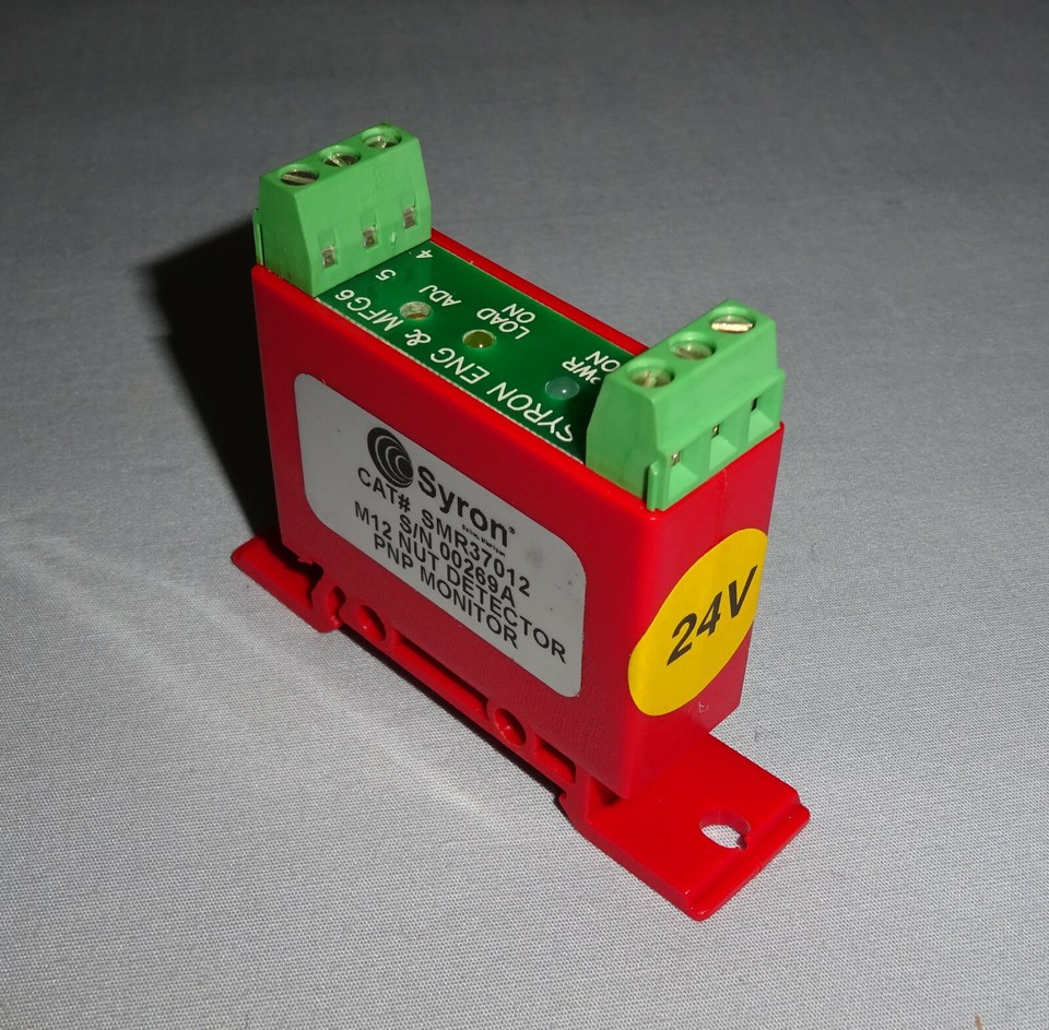 Syron SMR37012 M12 Nut Detector PNP Monitor NEW | eBay