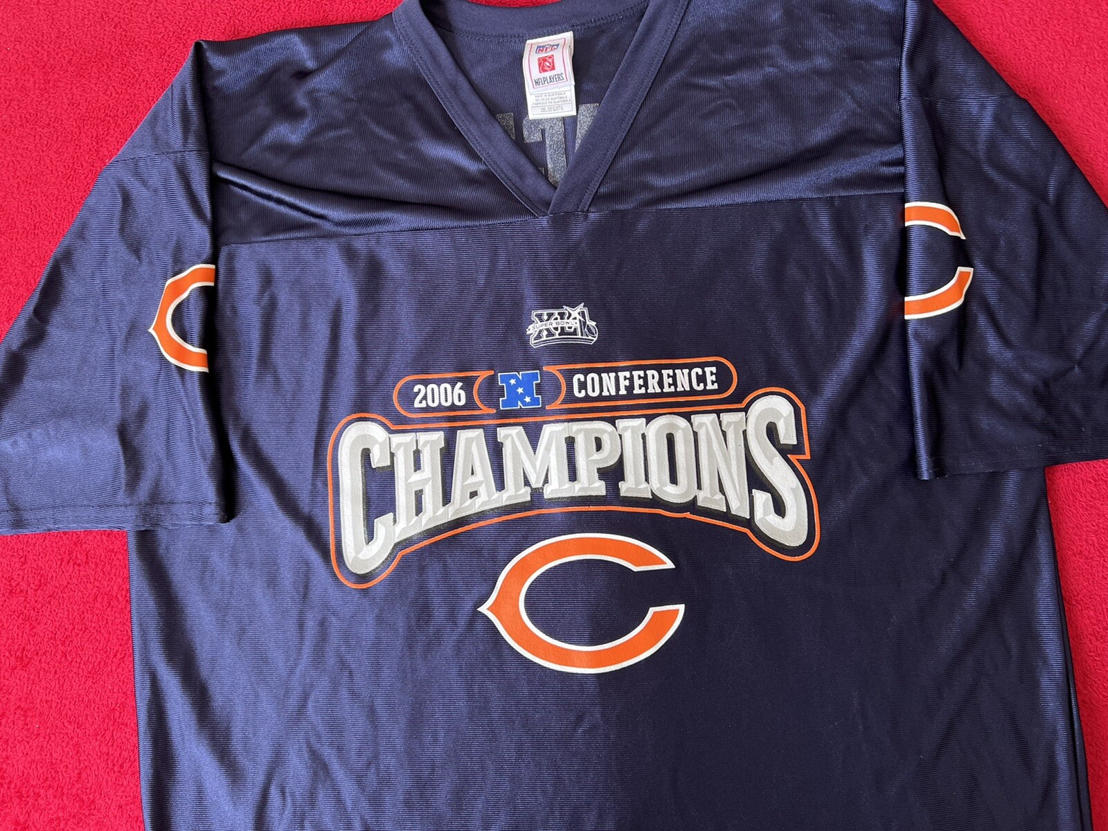 2XL 2006 NFC Conference Champions Chicago Bears #54 Urlacher Jersey | eBay
