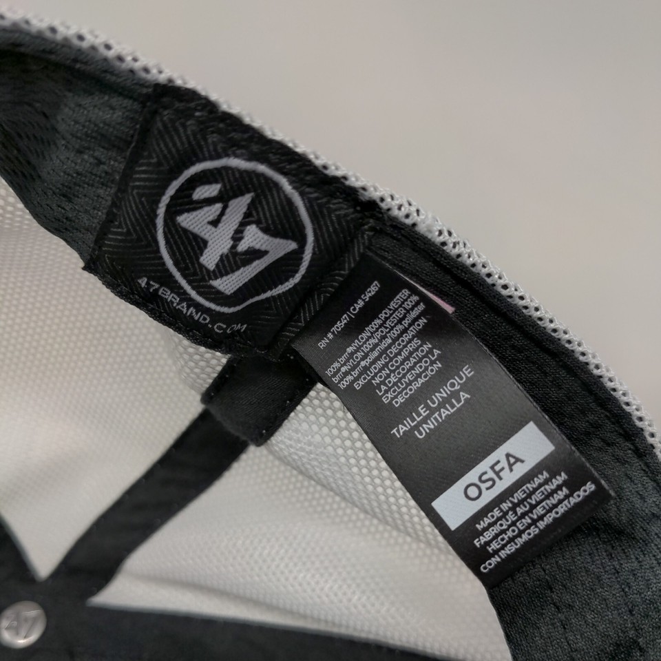 47 Brand Mens Snapback Mesh Back Hat Blue White Size OSFA Philadelphia ...