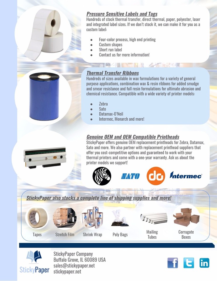 Zebra 170Xi3/170PAX4 300 dpi Printhead (G46500-1M) USA Stocked ...