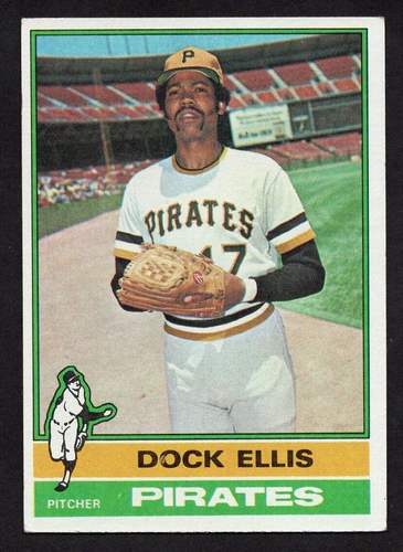 1976 Topps Baseball Card #528 Dock Ellis Pittsburgh Pirates EX+ *eb | eBay