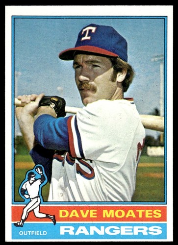 1976 Topps Dave Moates Rookie Texas Rangers #327 | eBay