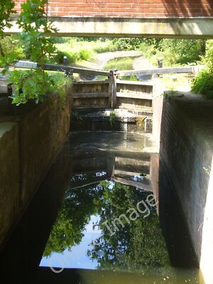Photo 6x4 Lock Below Curzon Bridge Pirbright Camp The bridge carries ...