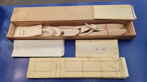 P&W MODEL RIB Former Kit MK-1 CLIPPER Balsa Wood RC Flying Aircraft ...