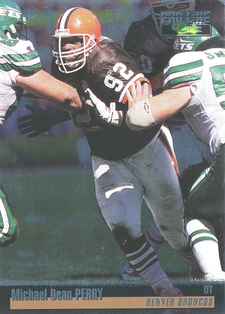 PROLINE-SILVER Michael Dean Perry BROWNS BRONCOS Clemson TIGERS | eBay