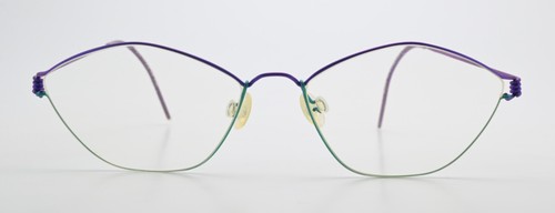 Lindberg Glasses Frame Vintage Air Titanium Rim Metallic Lilac Green ...