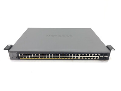 NetGear GS752TPv3 48-Port Gigabit Ethernet PoE+ Smart Switch with 4 SFP ...