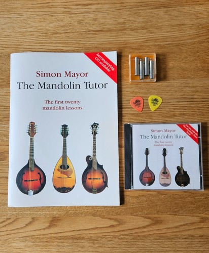 The Mandolin Tutor by Simon Major plus CD, Tuning pipes and plectrums ...
