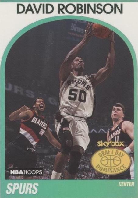 1999-00 Skybox NBA Hoops Decade - Draft Day Dominance David Robinson #1 ...