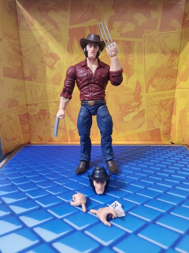Marvel Legends Wolverine Cowboy Logan ONLY from 50th Vs Sabretooth 2 ...