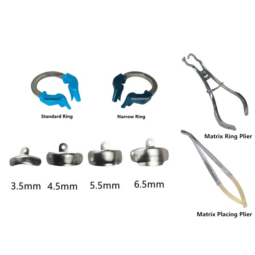 Dental Matrix Bands Ring Sectional Matrice Clamp/Plier/Tweezers Fit ...