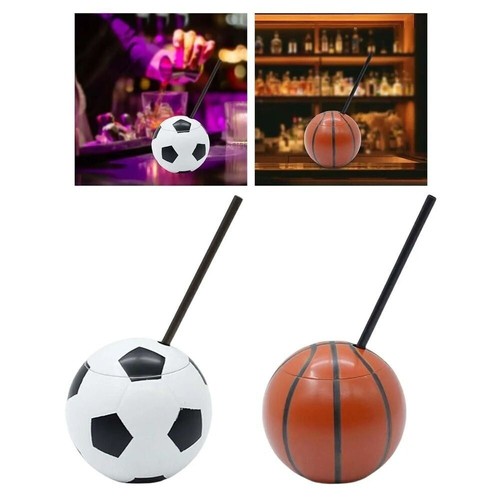 10cm Football Shaped Cups Plastic Cup Creative Ball Shaped Cups | eBay