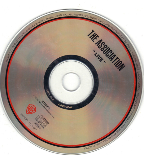 The Association - "Live" CD DISC WITH CASE | eBay