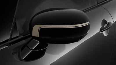 NEW MINI F65 F66 F67 U25 FAVOURED BLACK WING MIRROR CAP SET 51165B35215 ...