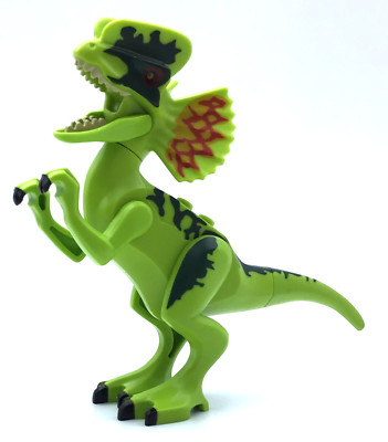 LEGO GREEN VELOCIRAPTOR ANIMAL FIGURE DINOSAUR JURASSIC WORLD | eBay
