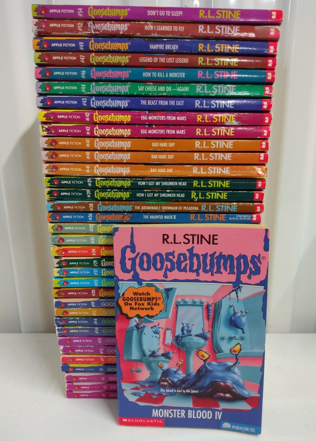 BUILD A BOOK LOT: Goosebumps Original Series: CHOOSE TITLES: R.L. Stine ...