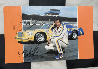 Autographed Dale Earnhardt #15 1982 One Tough Customer 9x5.5 Inch Hero ...