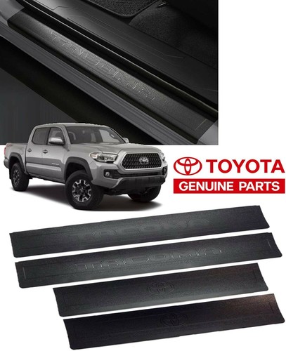 Genuine Toyota 2020-23 Tacoma Double Cab Door Sill Protectors OEM PT747 ...