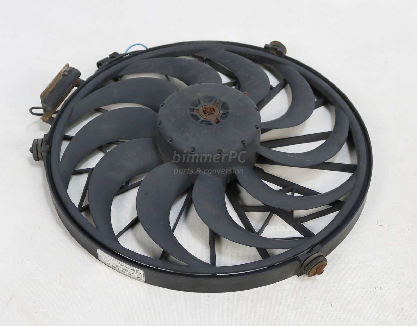 BMW E34 E32 E31 Factory Electric AC Auxiliary Cooling Pusher Fan 1988 ...