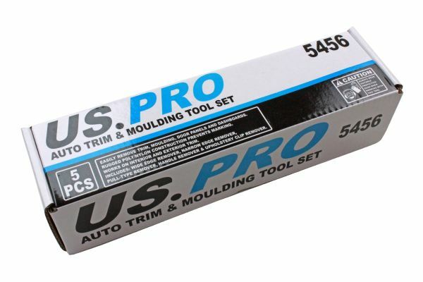 US PRO Tools Auto Trim & Moulding Removal Set Non Marking Panel Popper ...