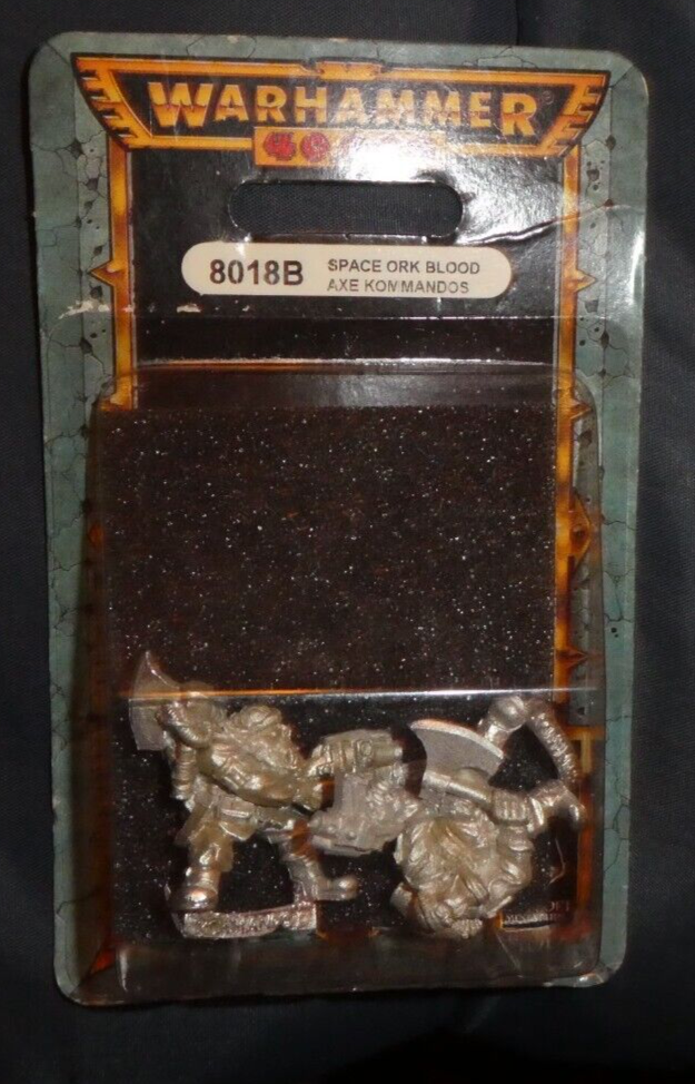Warhammer 40K Orks Ork Blood Axe Kommandos Sealed OOP RARE 8018B | eBay