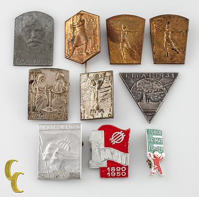 Collection of 9 Vintage Austrian & German May Day Spring Celebration ...