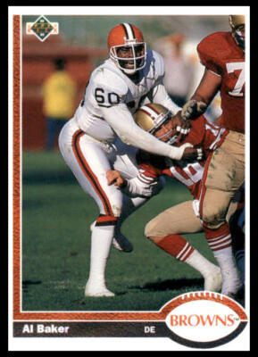 1991 Upper Deck #222 Al Baker Cleveland Browns Football Card | eBay