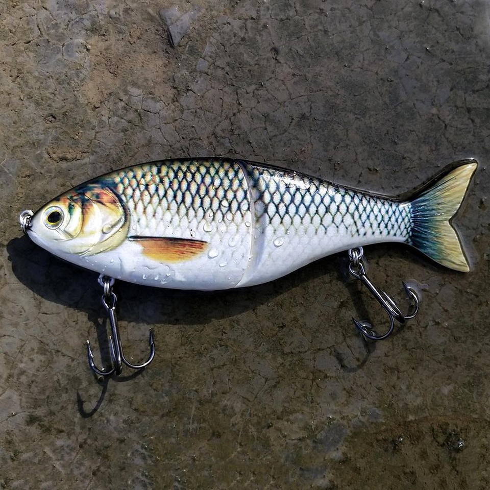 7in 2.9oz Big Size Alabama Shad Glide Swimbait Shad Fishing Bait | eBay