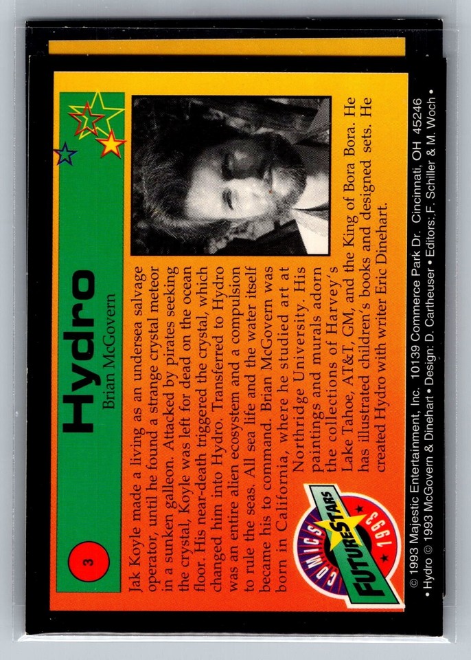 1993 Majestic Comic Future Stars Trading Card #1 Optica | eBay