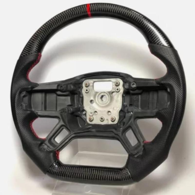 Carbon Fiber Steering Wheel with Heated for Land Rover Defender 110 130 ...