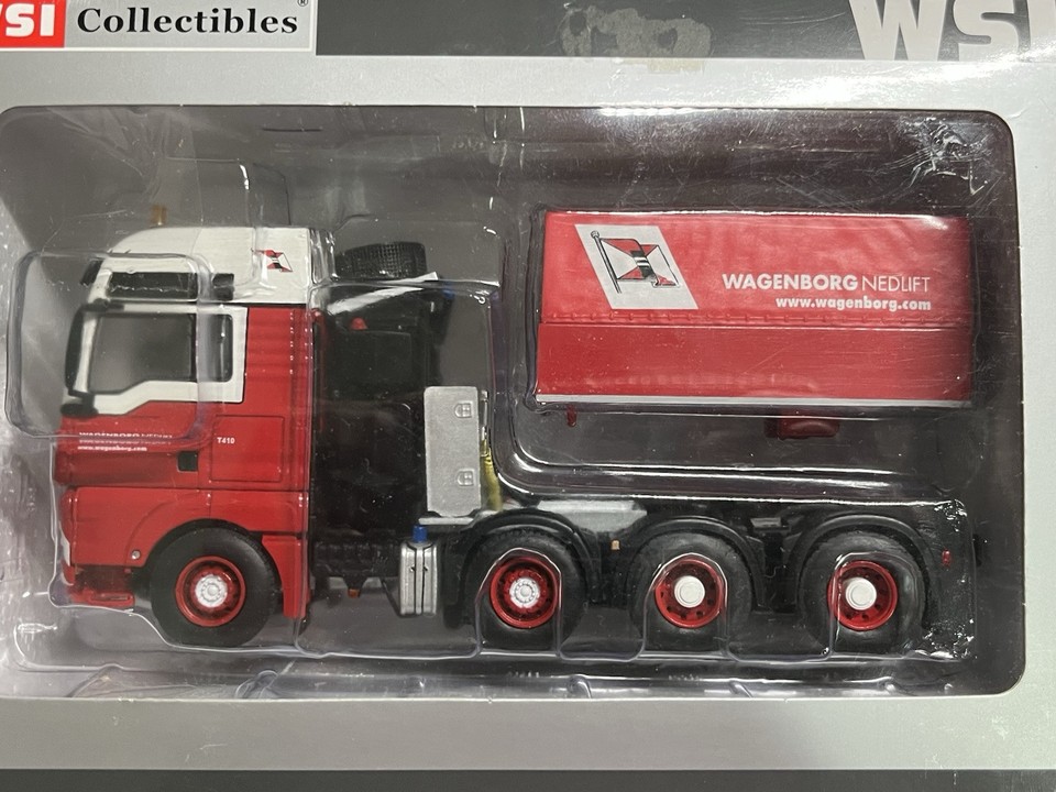 WSI MAN TGX XXL 8x4 Wagenborg Truck Ballast Box 1:50 RARE! 🔴 | eBay