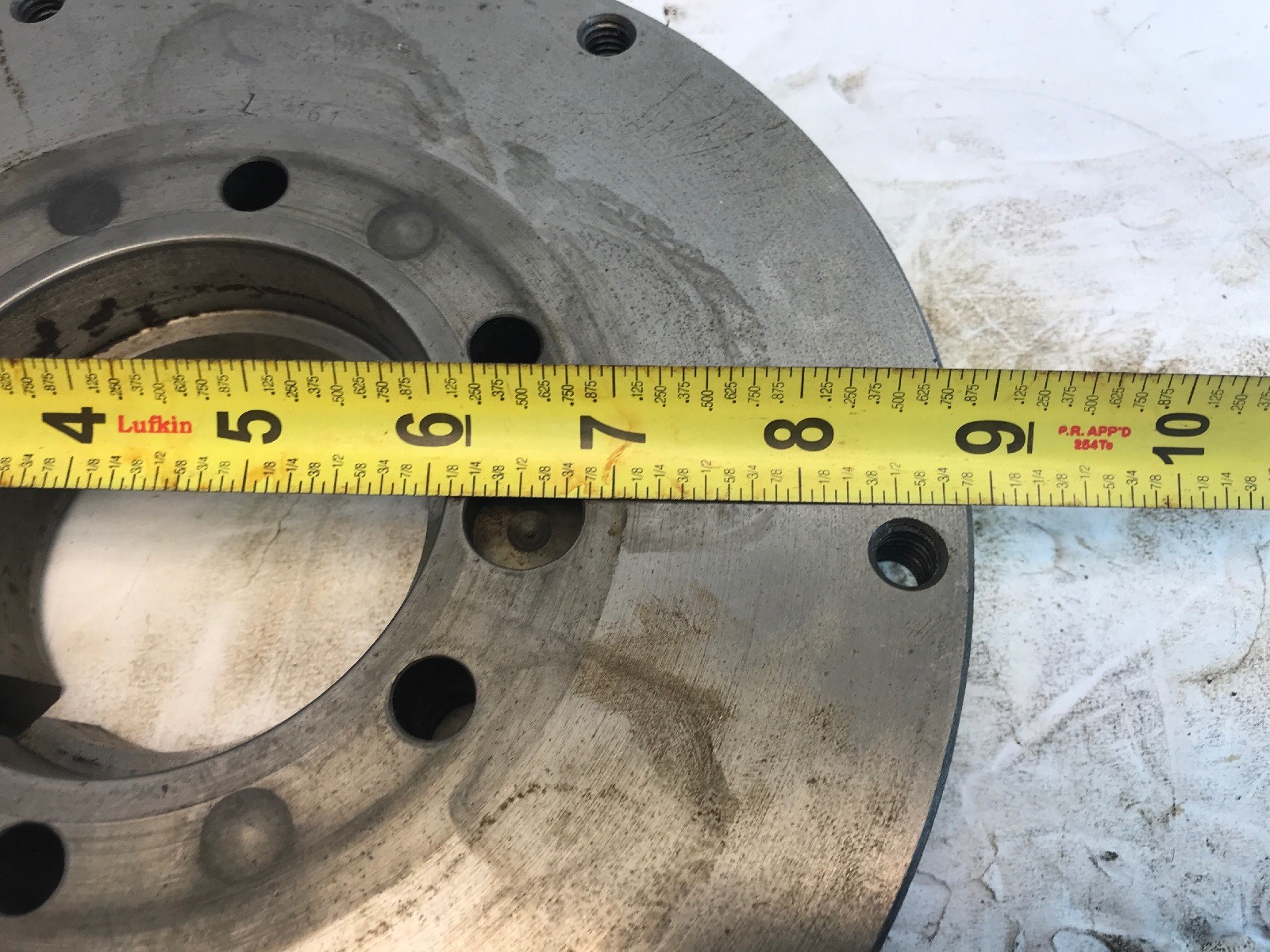 Lathe Chuck Backing Plate 1 5/16” x 8 15/16” TPI Tapered L 161 | eBay