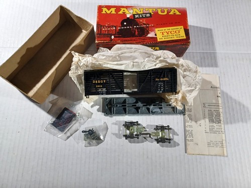 Tyco Mantua D&RG Denver and Rio Grande Ho Scale Red Box Stock Car Kit ...