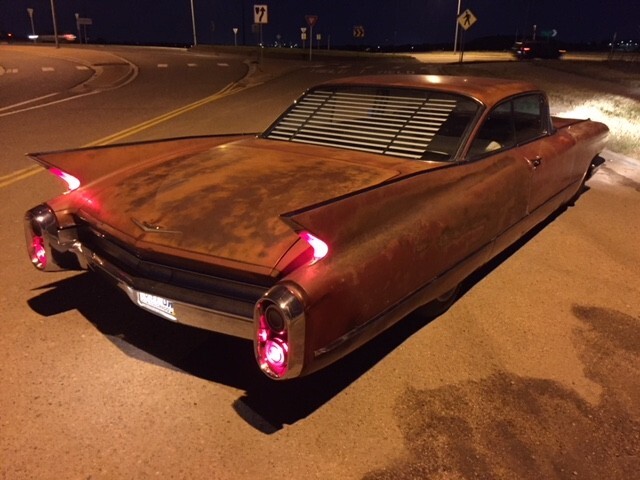 1959, 1960 CADILLAC 2 Door Coupe DeVille REAR GLASS VENETIAN BLINDS ...