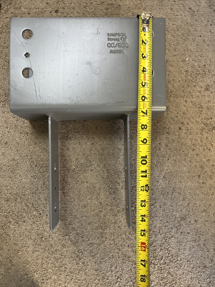 Simpson Strong-Tie CC Column Cap for 4x Beam, 6x Post 44315161100| eBay