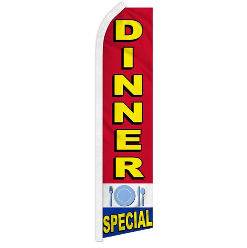 Dinner Special Advertising Swooper Feather Flutter Flag Restaurant Food ...
