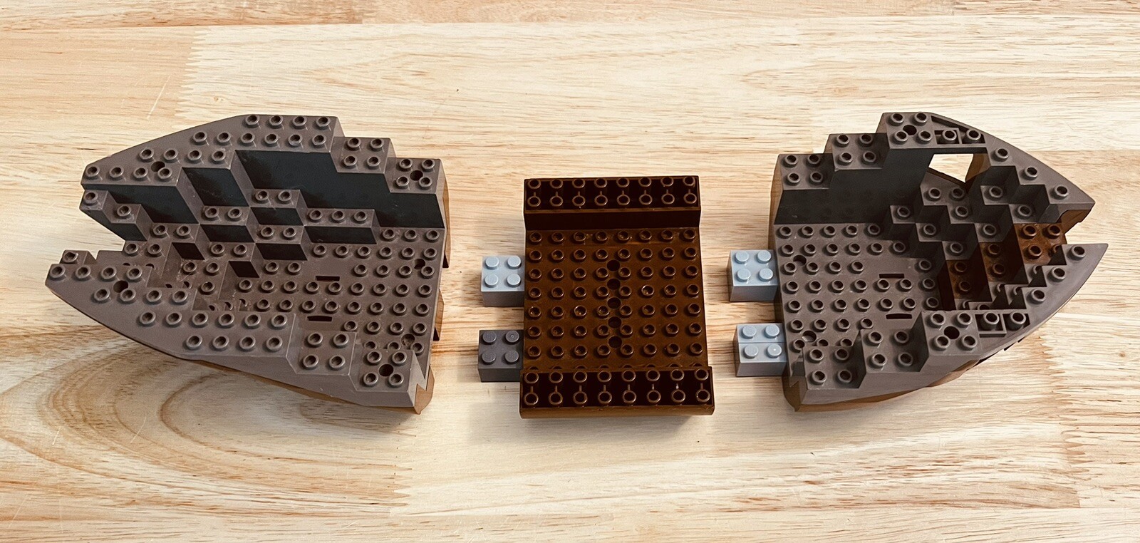 LEGO Boat Hull Bow & Stern w/ center 6054 6271 6268 6051c05 6053c05 ...