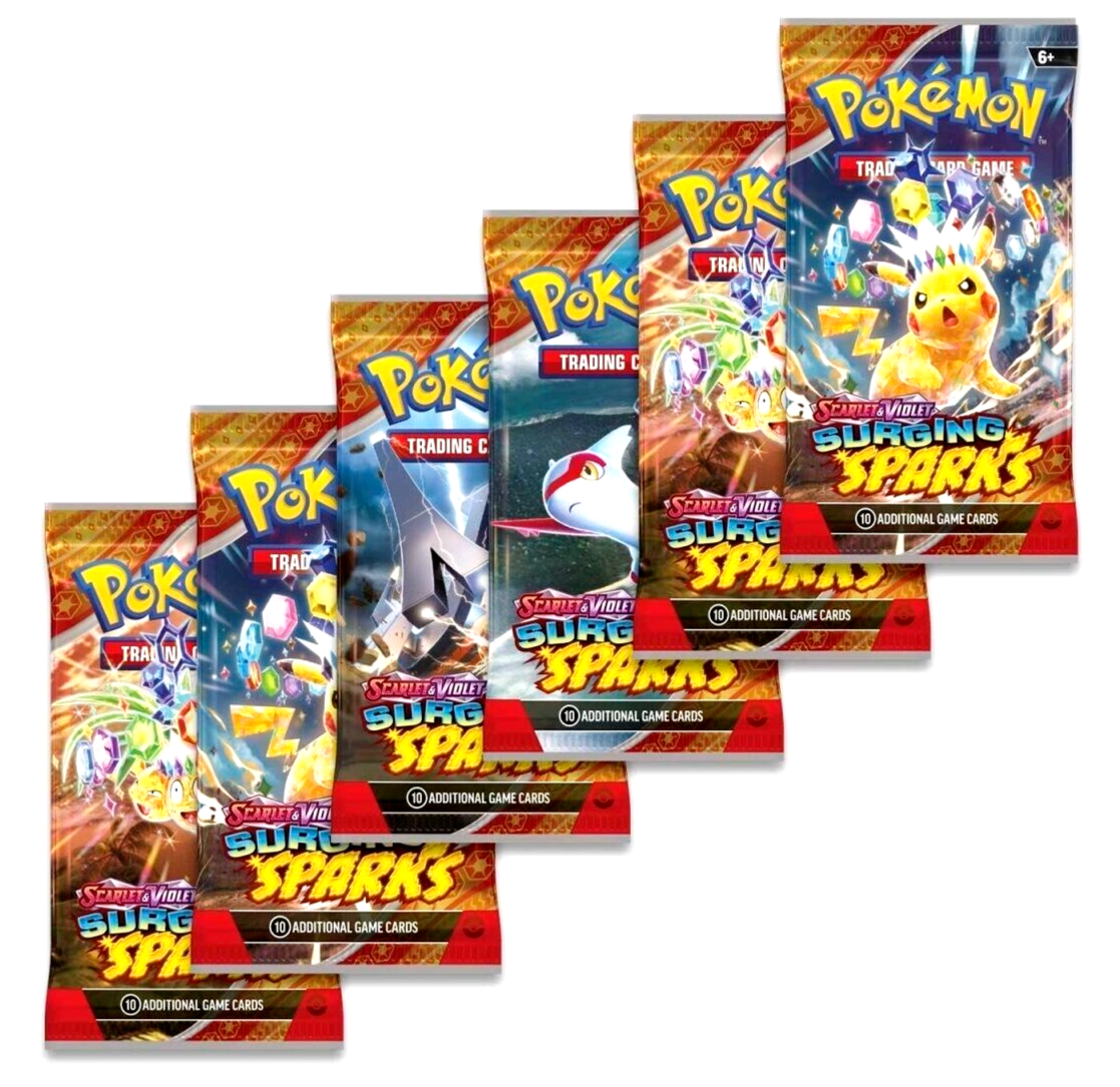 Pokemon TCG Scarlet & Violet Surging Sparks Booster Bundle - LOT OF 2 ...