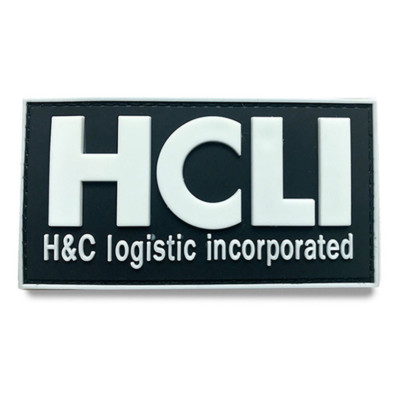 HCLI H&C LOGISTIC INCORPORATED USA ARMY PVC BADGE RUBBER TACTICAL HOOK ...