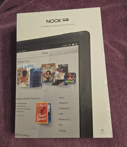 New Barnes & Noble Nook HD+ plus 9" 32GB Wi-Fi eBook Tablet Sealed | eBay